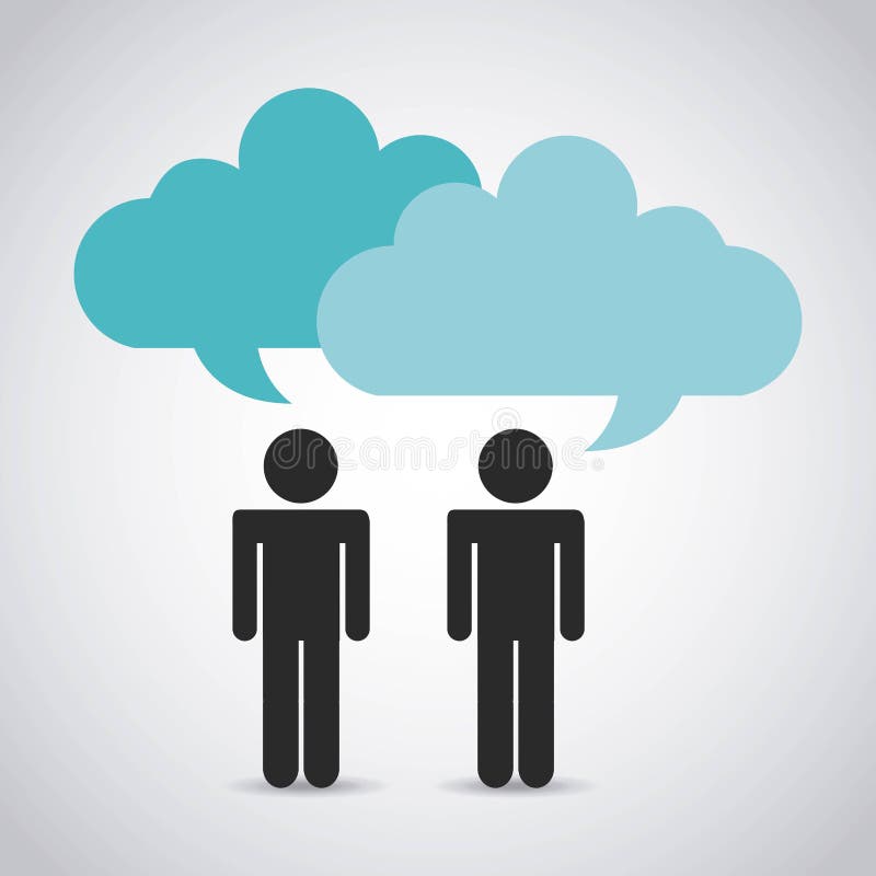 People thinking design stock illustration. Illustration of eps10 - 62909907