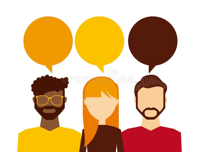 People thinking design stock vector. Illustration of silhouette - 63367395