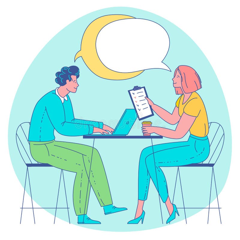 People Thinking the Same Idea Concept Stock Vector - Illustration of ...