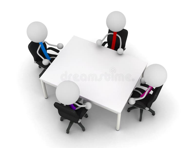 People to discuss stock illustration. Illustration of partner - 220605031