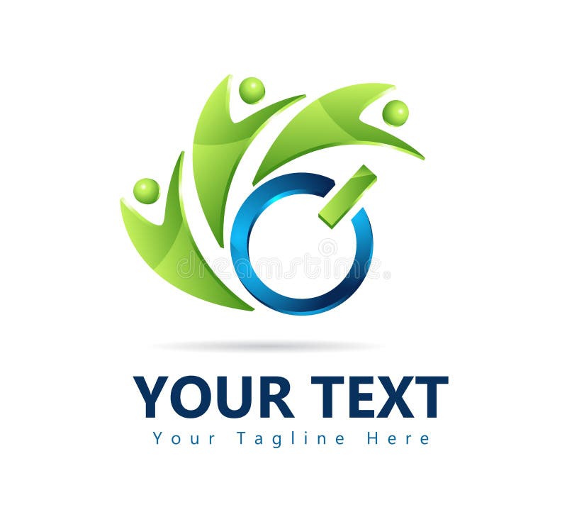 People Together, 3D Power Button Stock Vector - Illustration of ...