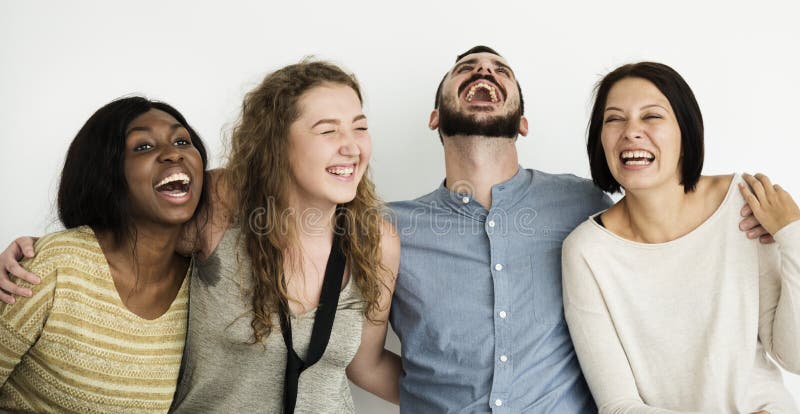 People Together Smiling in a Shoot Stock Photo - Image of people ...