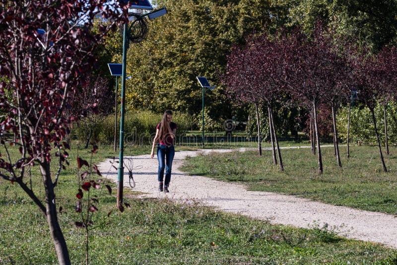 People and Tourist Wander in the Park. Bucharest, Romania, 2022 ...