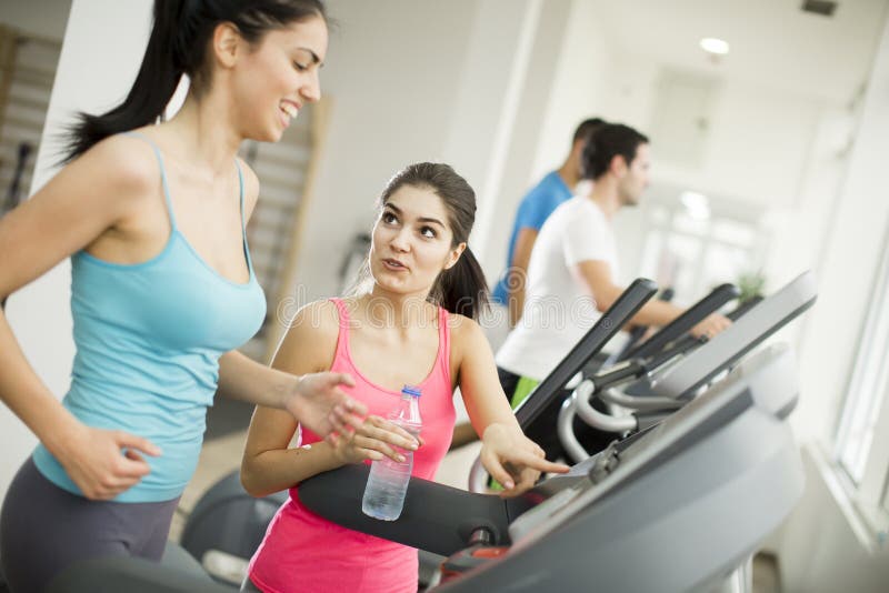 People training in the gym stock image. Image of athletic - 70396019