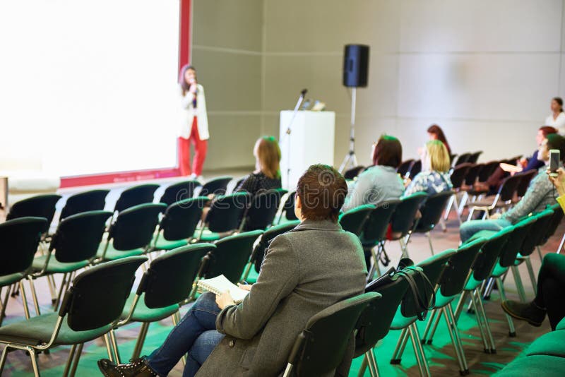 People on Training Lecture at Business Conference Editorial Photography ...