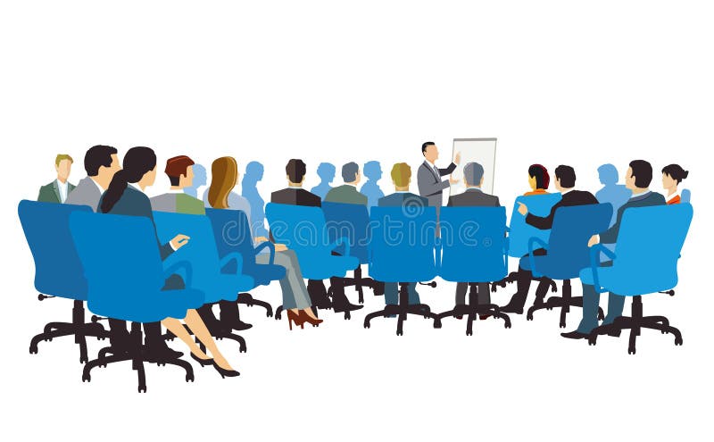 Seminar meeting stock vector. Illustration of bubbles - 50293088