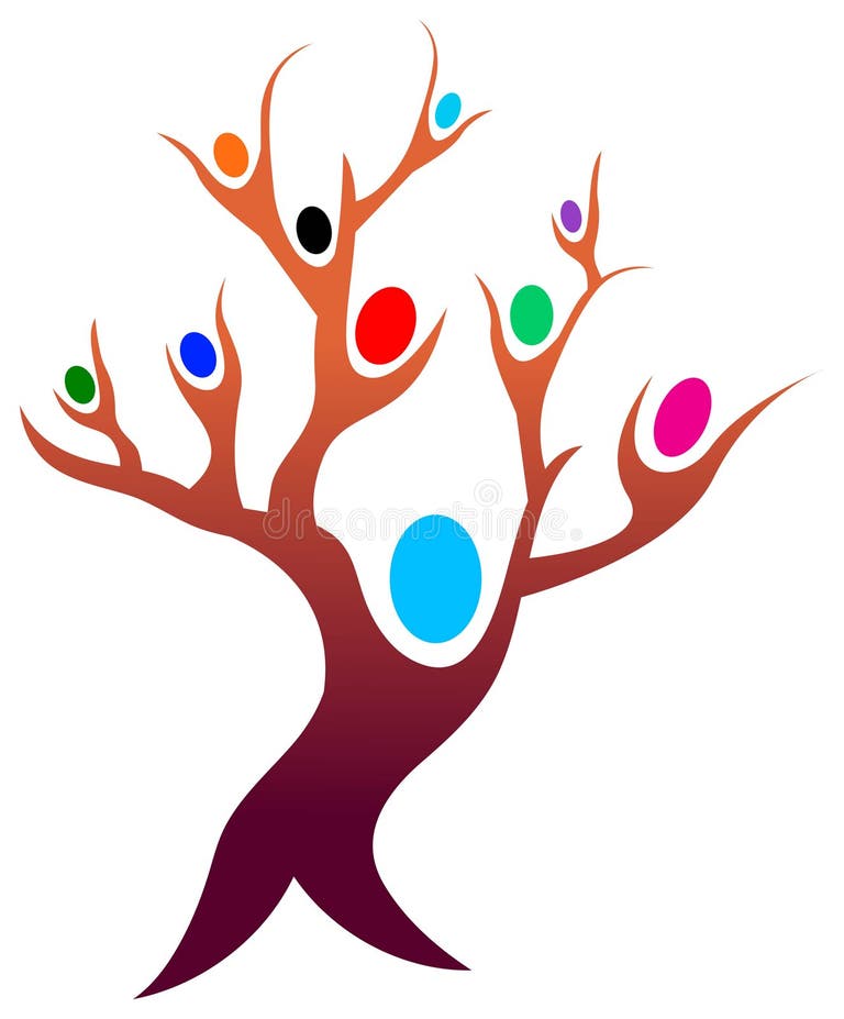 People Tree Unity Emblem Stock Illustrations – 105 People Tree Unity ...
