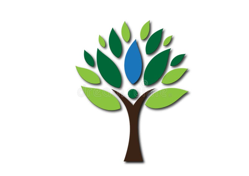 People Tree Logo stock illustration. Illustration of friend - 54795275