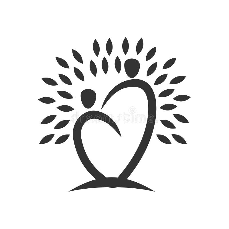 People Tree Vector Logo Template Template Icon Illustration Brand ...