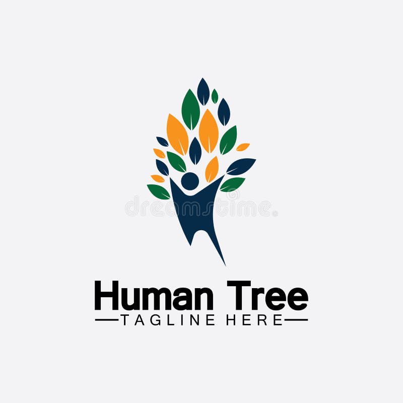 People Tree Vector Logo Template Illustration Design Stock Vector ...