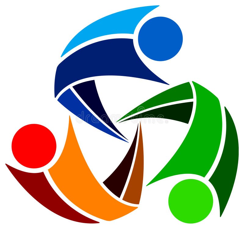 Human triangle logo stock vector. Illustration of couples - 20885575