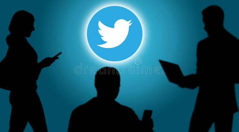 People on twitter stock illustration. Illustration of communication ...