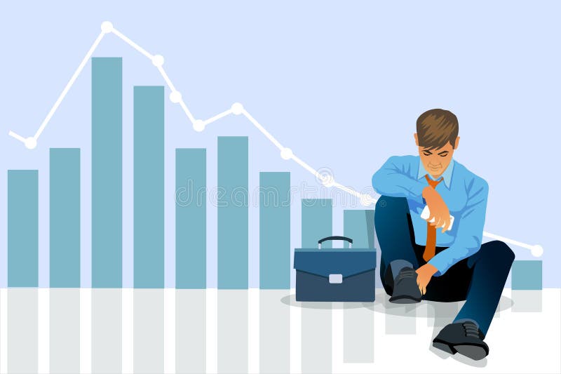 People Unemployed Stress Business People Sitting Front the Business ...