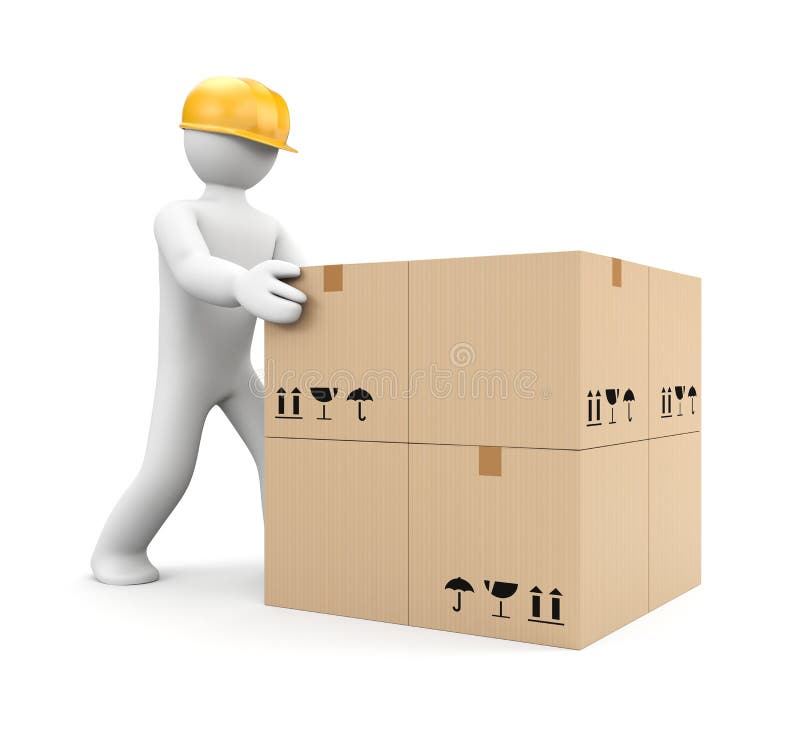 People unload a car stock illustration. Illustration of lading - 35602981