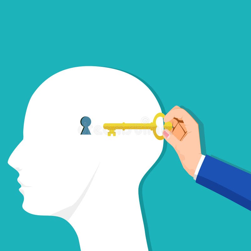 People Unlock the Keys To the Human Head. the Concept of Solving the ...