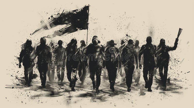 People Uprising Movement, Chaos Democracy, Demonstration Background ...