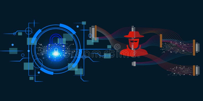 People Using AI Network Protect Computer Crime Interface , Technology ...