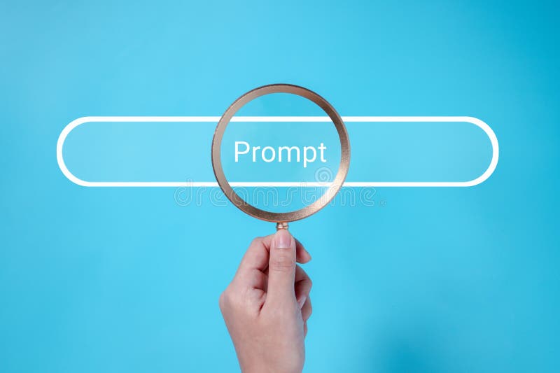 People Using Command Prompt for Generates Something with Smart AI Stock ...