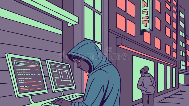 People Using Computers Office Workers and Business Technology and ...