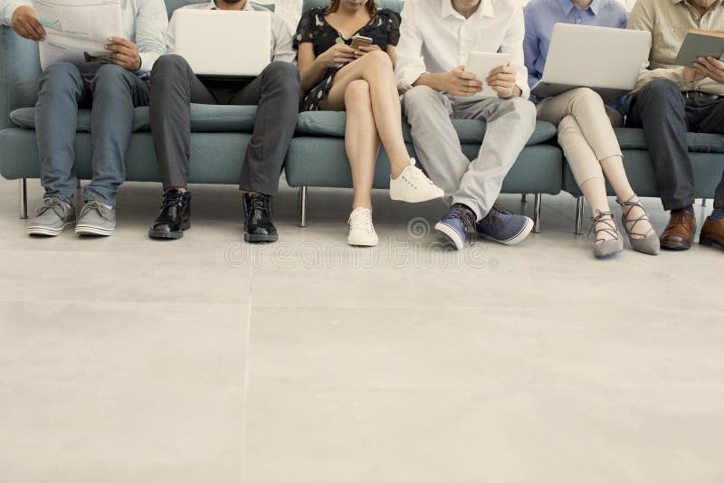 People Using Digital Devices Stock Photo - Image of together, business ...