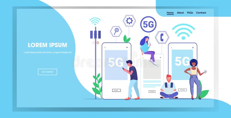 People Using Internet Gadgets Social Network Sharing Information ...