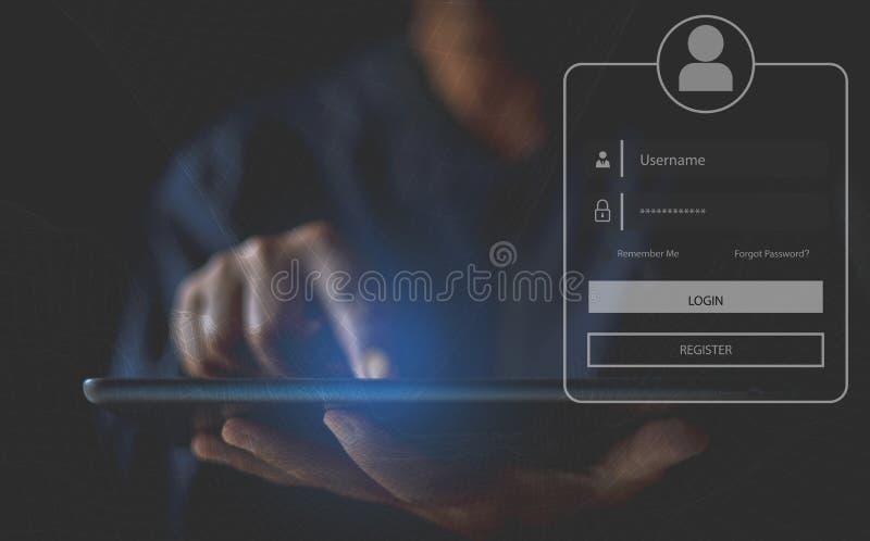 People are Using Digital Tablets To Log in To Applications or Websites ...