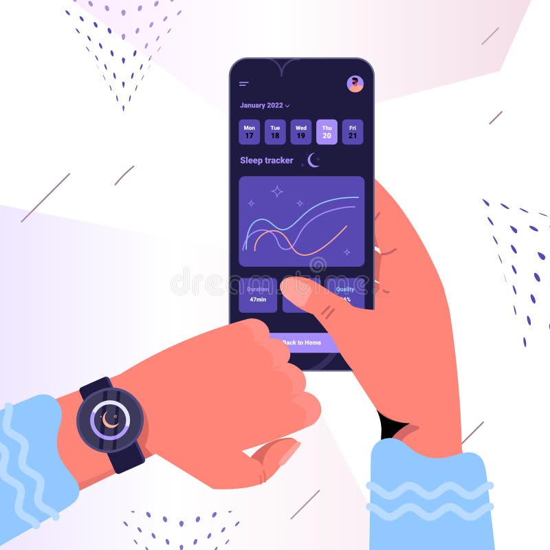 People Using Electronic Smart Watch App Tracker on Hand Quality and ...