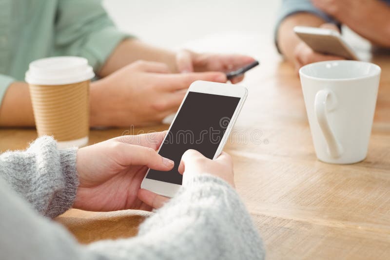 People using mobile phones stock image. Image of adult - 60564559