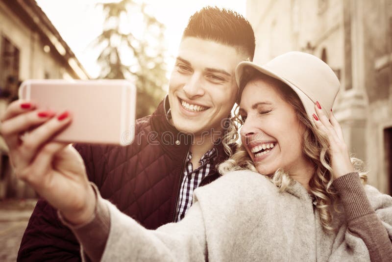 People using technology. stock image. Image of happy - 98352721