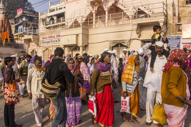 People in Varanasi editorial stock image. Image of religious - 40894454