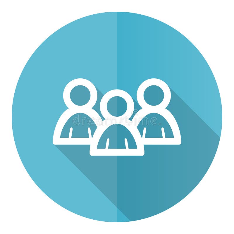 Flat Round Business People Group Icon Stock Illustrations – 1,997 Flat ...