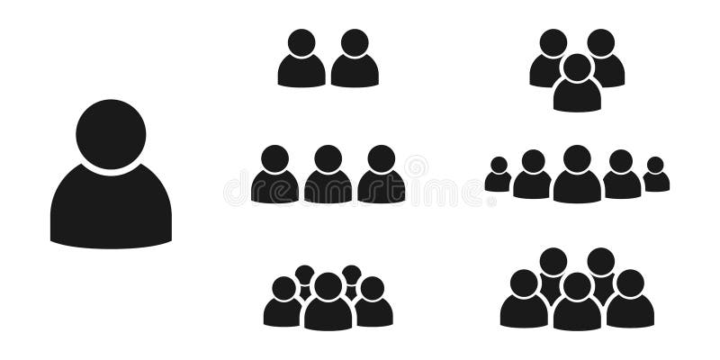 People. People Vector Icons. Team Icons Set. Group of People Icons ...