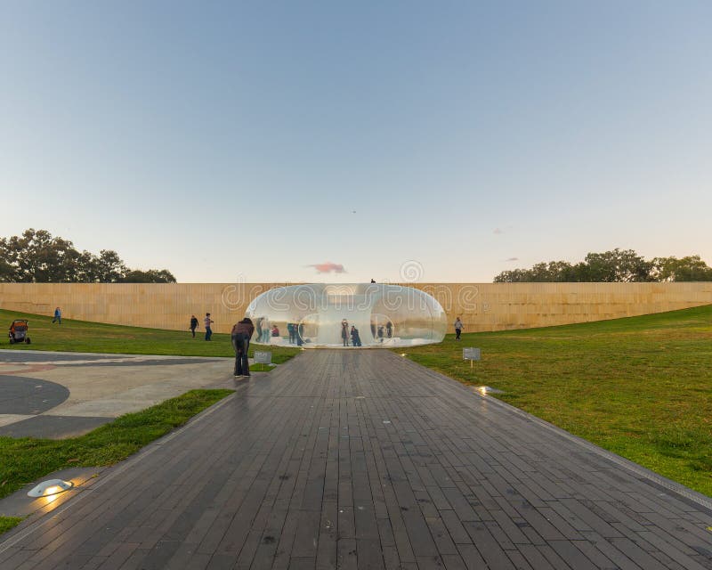 Architectural Meeting Space Structure Made from Transparent Recyclable ...