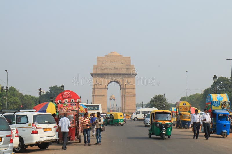 India Gate New Delhi India editorial stock image. Image of landmark ...
