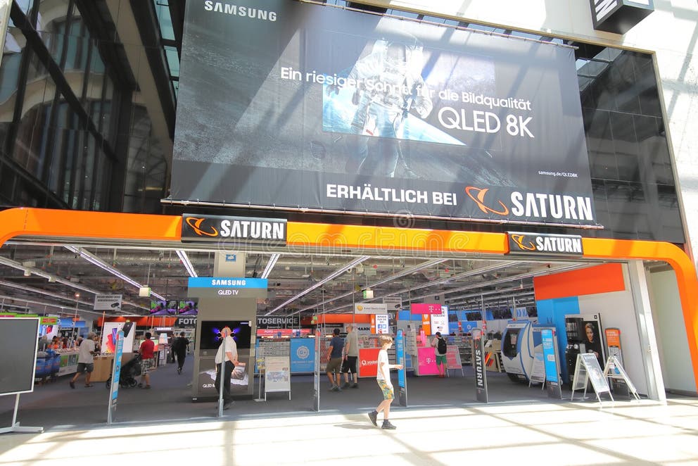 Saturn Electronics Chain Store Germany Editorial Photo - Image of ...