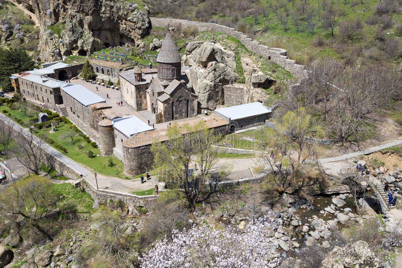 Geghard Church and Monastery in Armenia Editorial Photography - Image ...