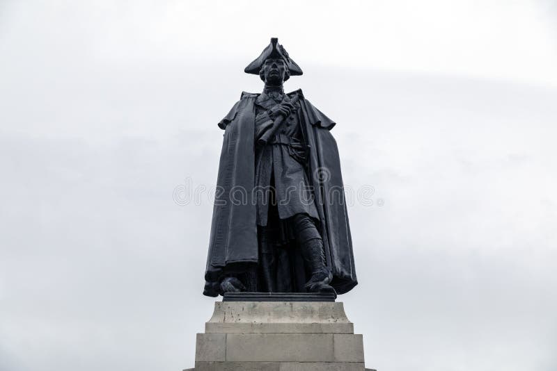 General James Wolfe Statue at the Royal Observatory Editorial Stock ...