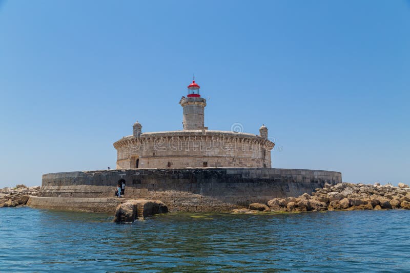 People Visiting the Old Bugio Lighthouse Editorial Photography - Image ...