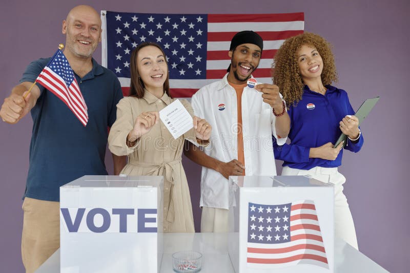 People Voting for Their President Stock Image - Image of national ...