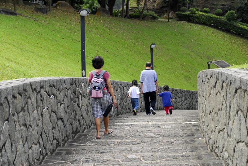 People walk the road stock image. Image of staircase, walking - 2011943