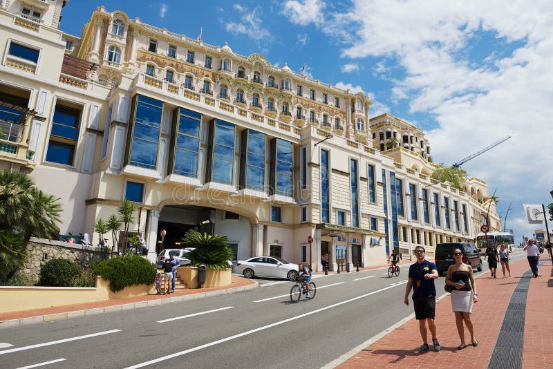 People Walk by the Street in Monaco, Monaco. Editorial Stock Image ...