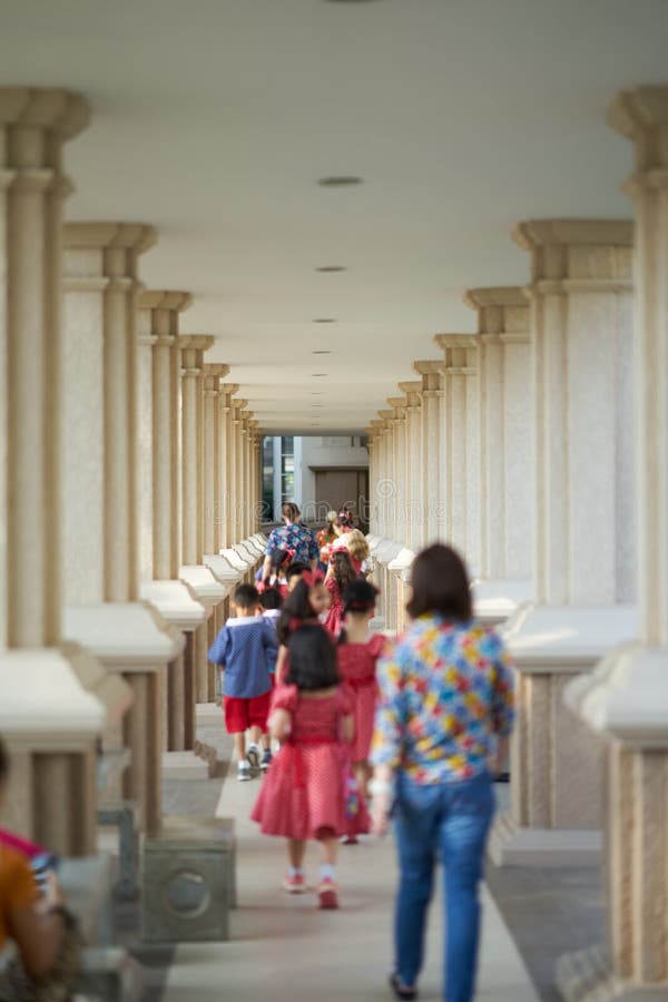 People are Walking through Corridor Walk Way Editorial Photography ...
