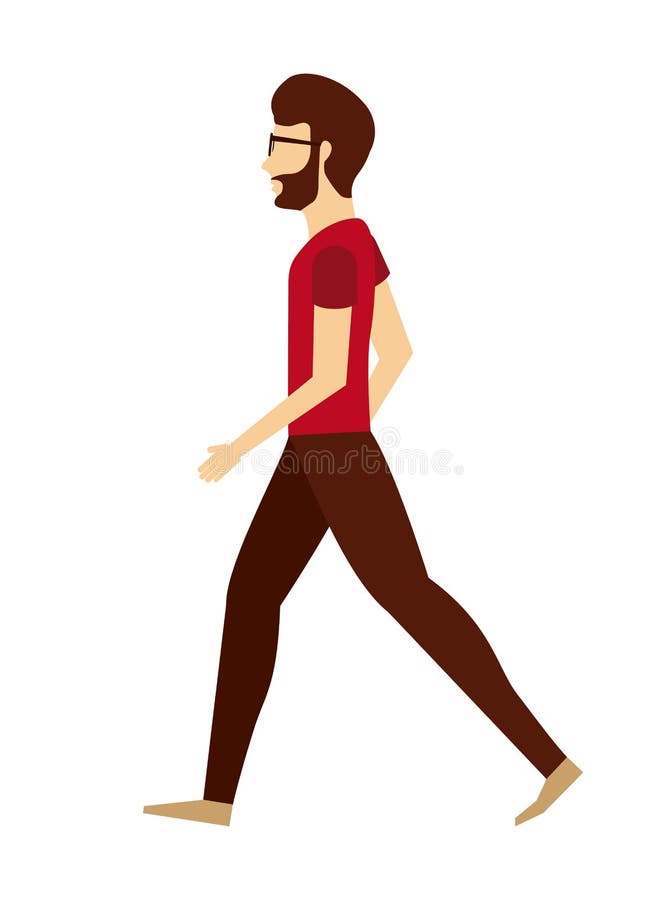 People walking design stock illustration. Illustration of lifestyle ...
