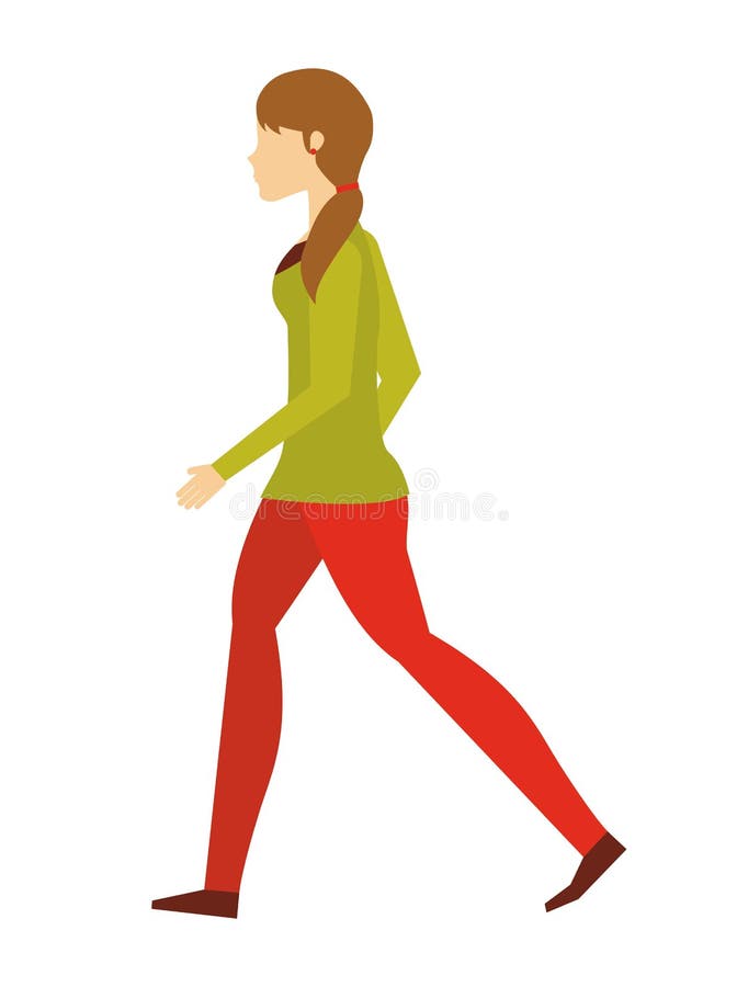 People walking design stock vector. Illustration of vector - 63235887