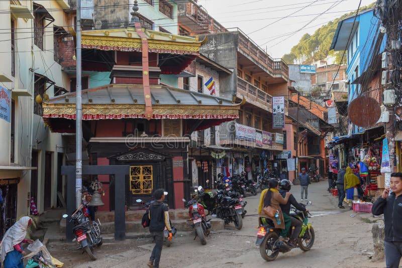 People Walking on the Old Center of Tansen in Nepal Editorial Stock ...