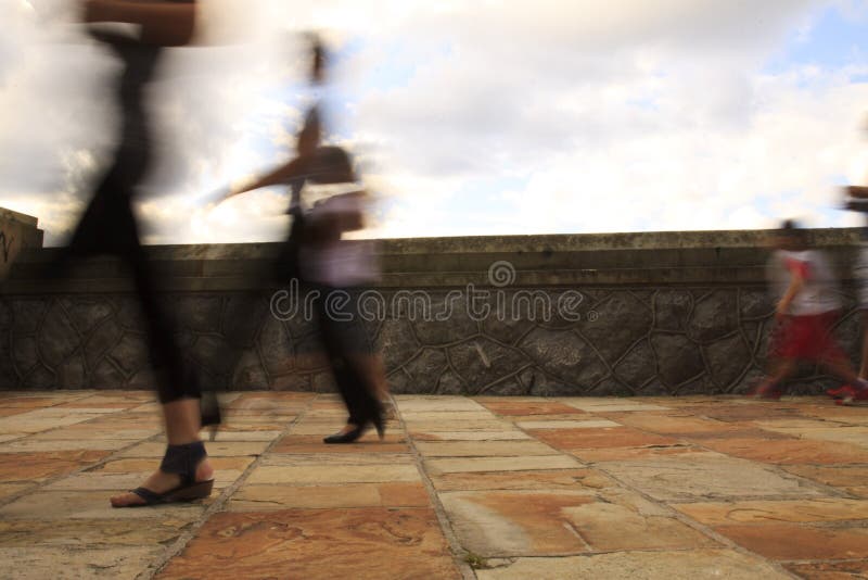 People walking stock image. Image of walking, hurry - 100795367