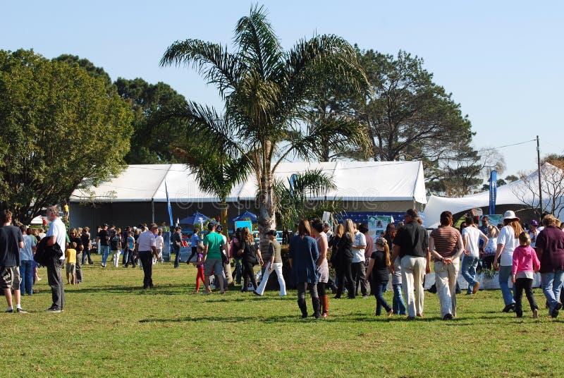 People Walking Show Jumping Course Editorial Stock Photo - Image of ...