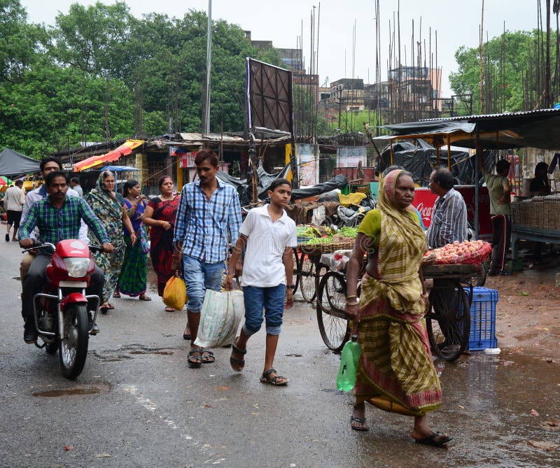 People Walking on Street in Kolkata, India Editorial Image - Image of ...