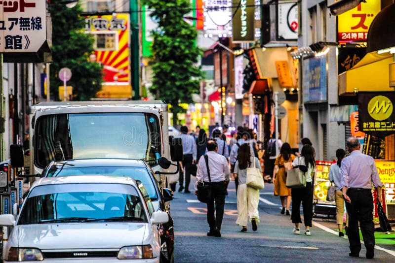 People Walking in Tokyo, Japan Editorial Photography - Image of people ...
