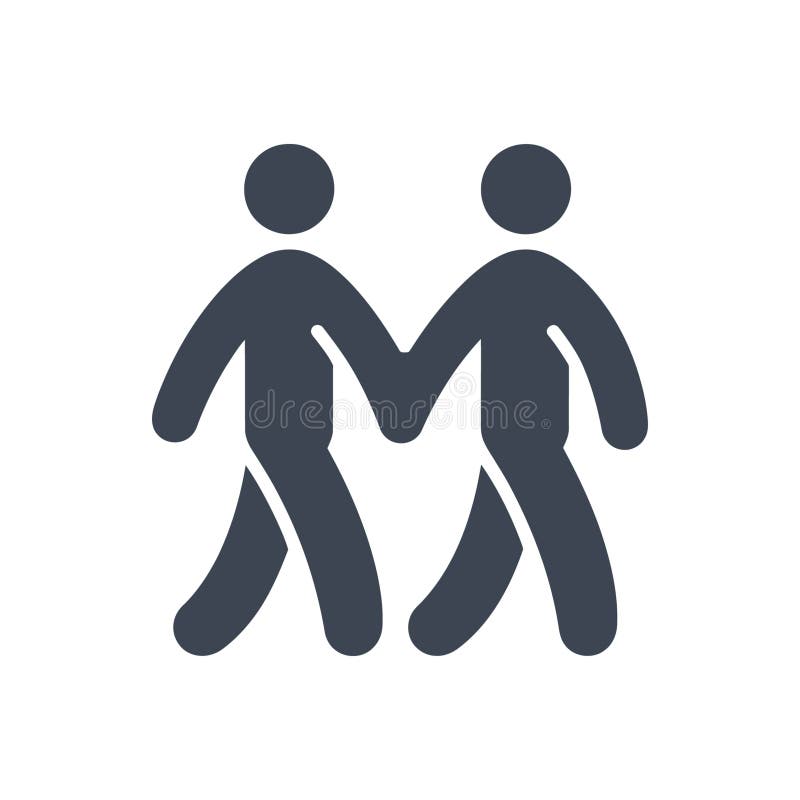 People Walking Together Icon Stock Vector - Illustration of icon ...